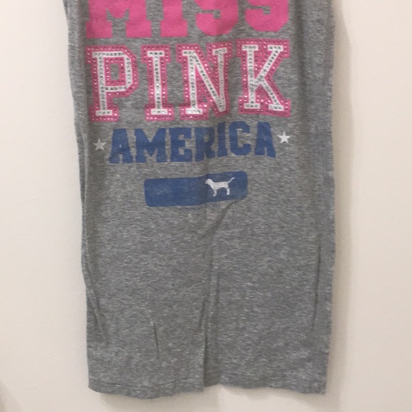 PINK Victoria's Secret | Tops | Grey Wife Beater Style Victoria Secret ...